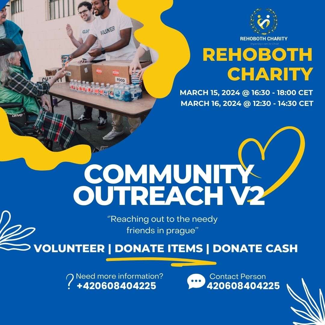 Community Outreach - RCCG Rehoboth Centre Prague